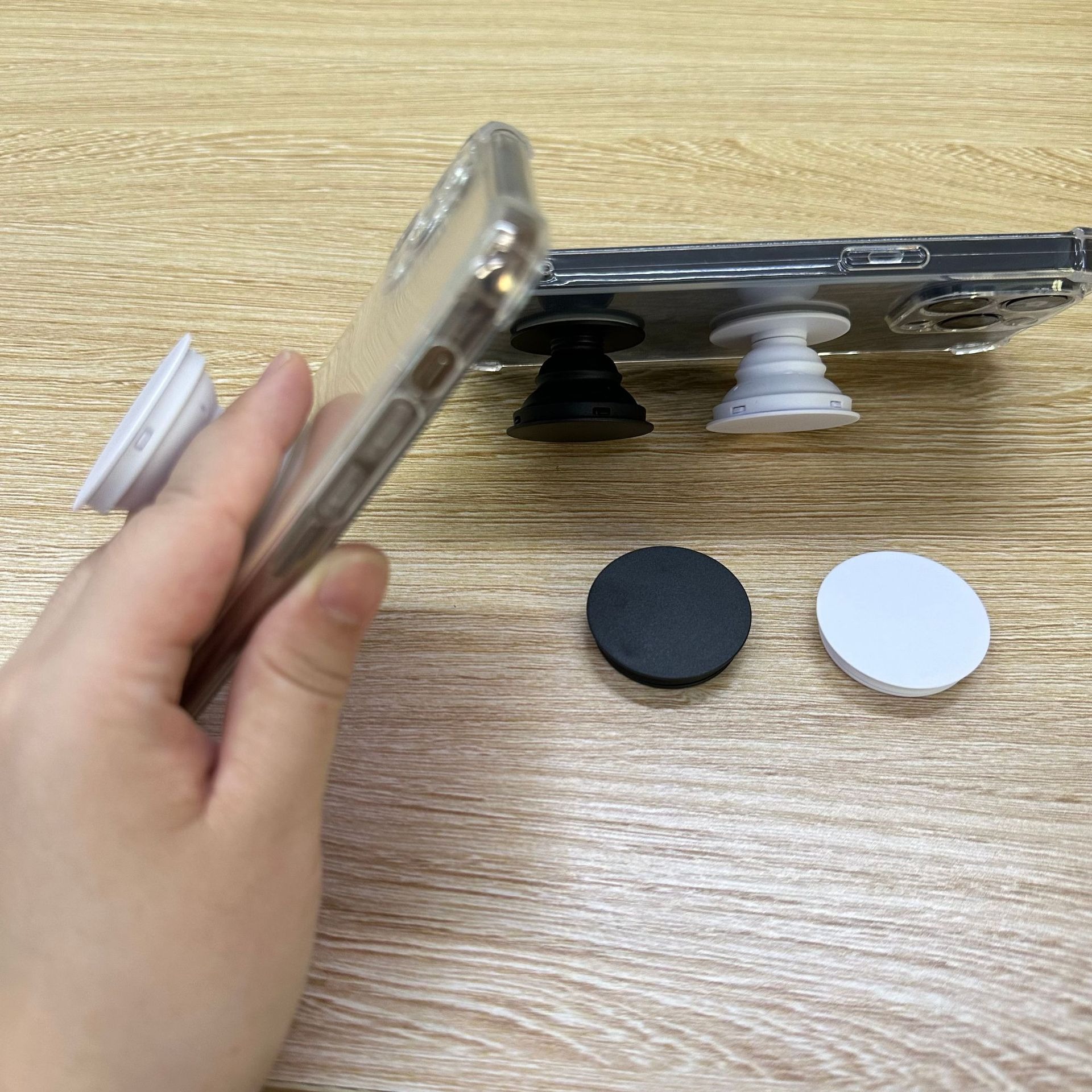 New mold airbag mobile phone holder telescopic folding mobile phone ...
