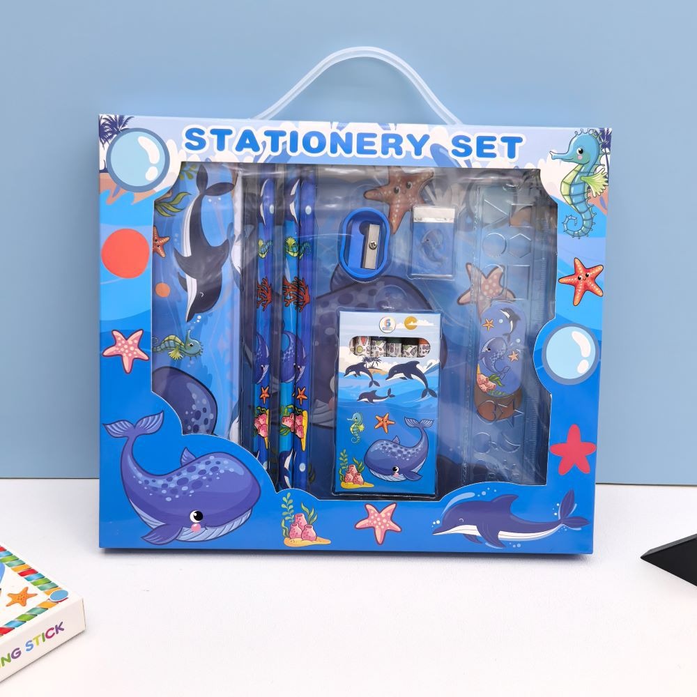 Cross-border Girl Stationery Set Gift Box Children's School Supplies ...