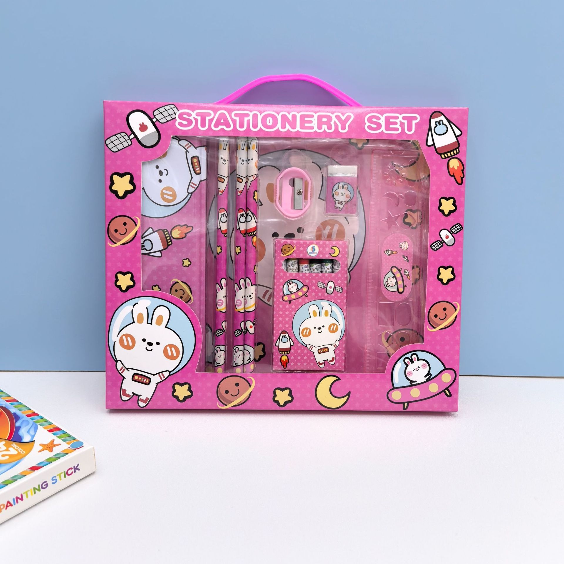 Cross-border Girl Stationery Set Gift Box Children's School Supplies ...