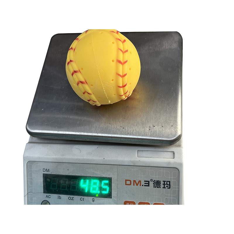 Squeezing water absorbing sponge baseball beach toy