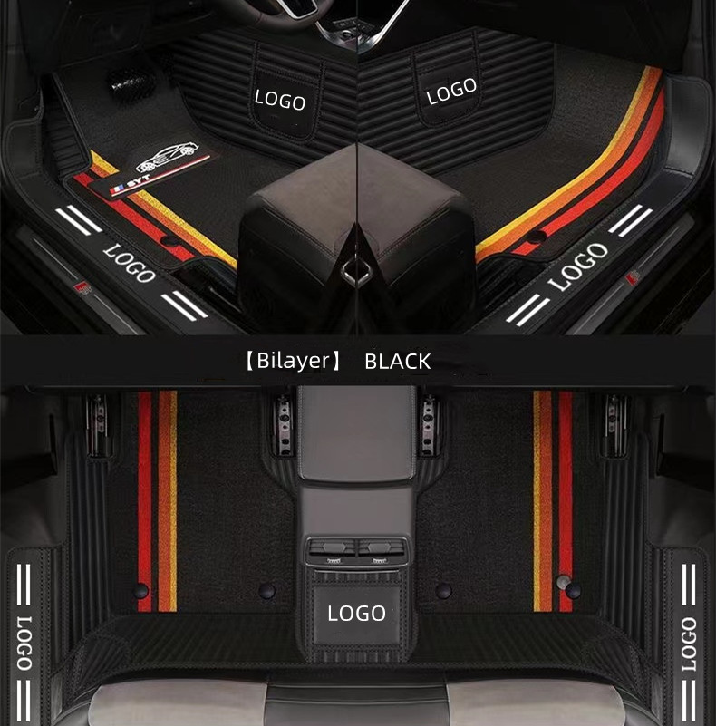 【Free Shipping】All-Weather Custom-Fit Car Floor Mat Fully Surrounded By ...