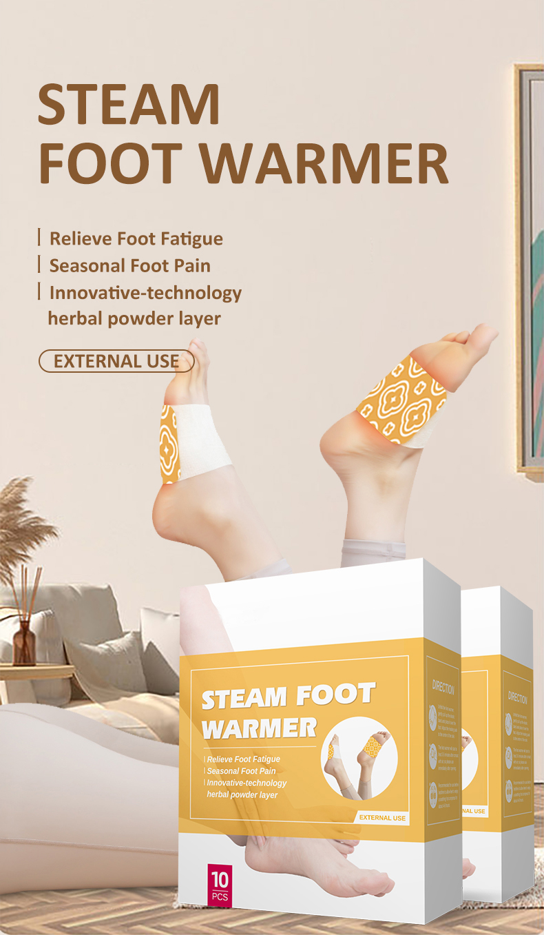 Portable Steam Foot Warmer Disposable Self Heating Foot Patches for ...