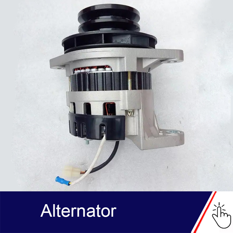 DOOSAN/DAEWOO D1146 D1146T DE08 PU086 24V 45A Alternator 65.26101-7153A