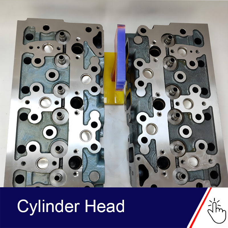 DOOSAN/DAEWOO DE12TIS D2366 P126TI,PU126TI CYLINDER HEAD 65.03101-1064A ...