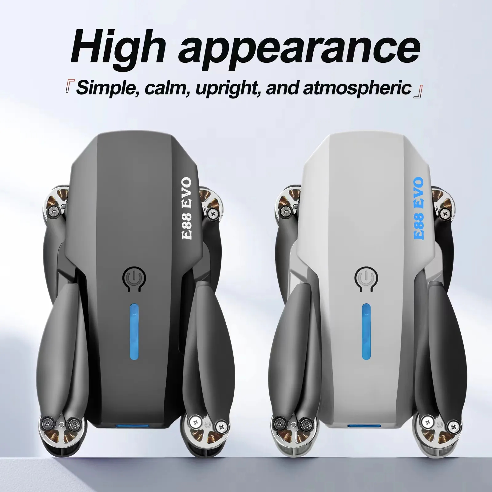 Professional Drone E88 4k wide-angle HD camera WiFi fpv height Hold Foldable RC quadrotor ...