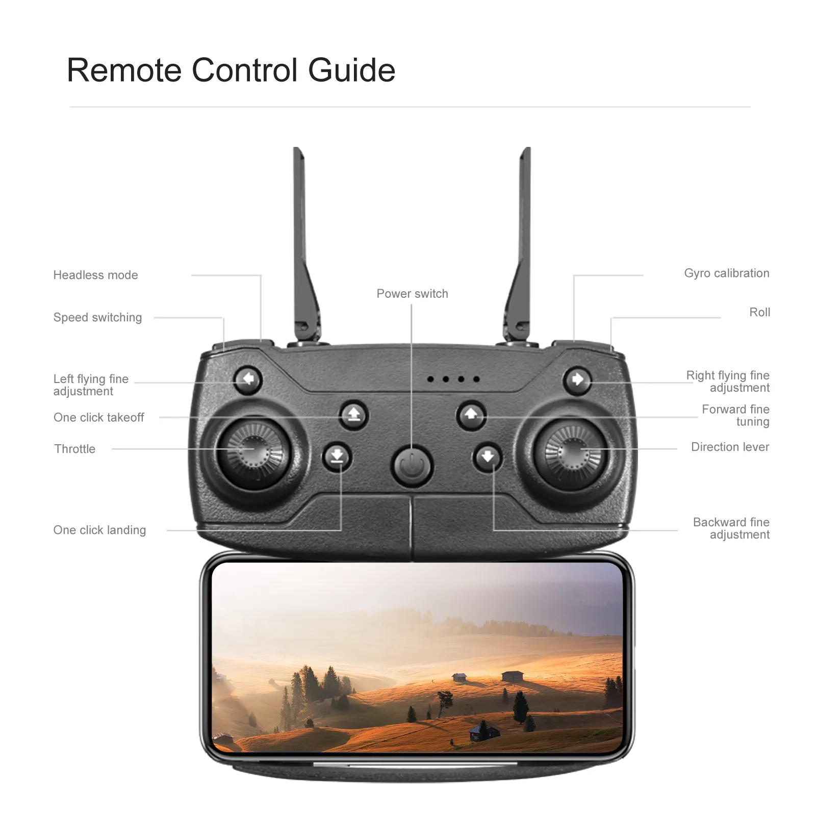 Professional Drone E88 4k wide-angle HD camera WiFi fpv height Hold ...