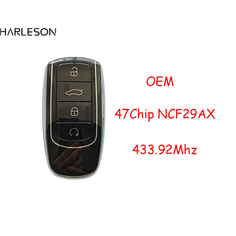 Original Car Keyless Smart Remote Key 434Mhz ID47 Chip for Chery Tiggo ...