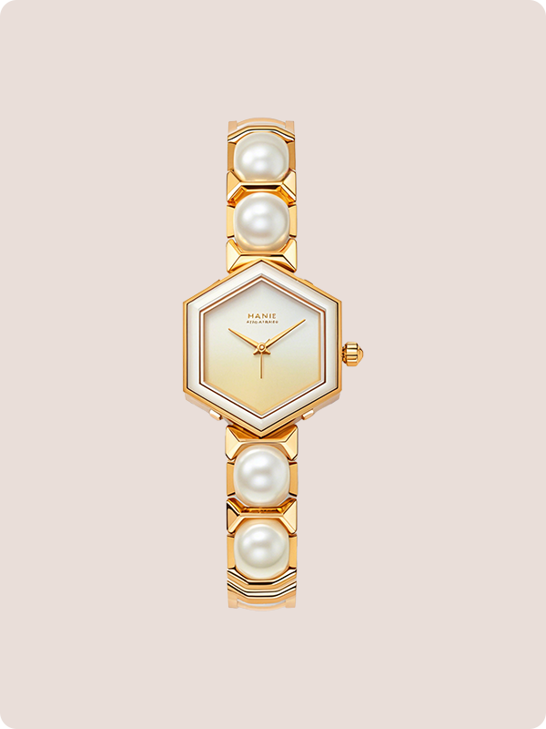 Soul Wave Collection Yellow Onyx Watch