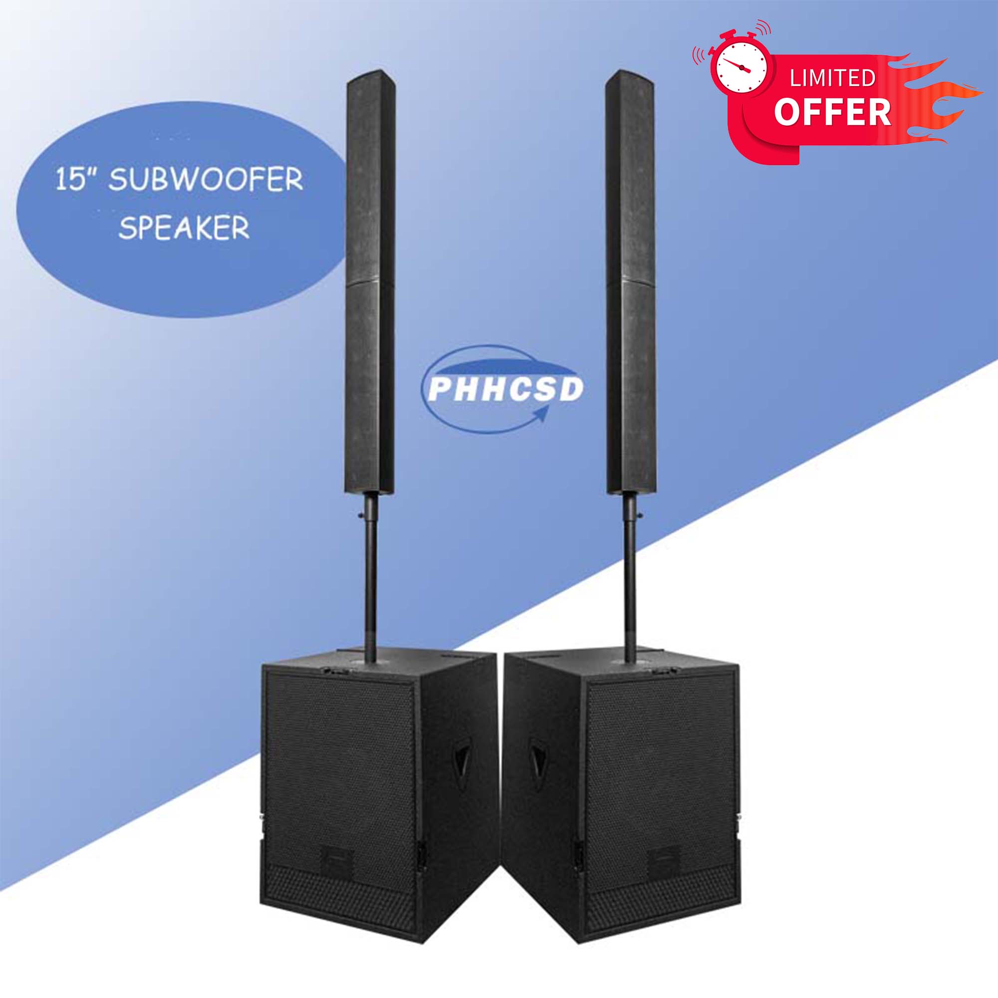 Free shipping 2 Way Active Column Speaker