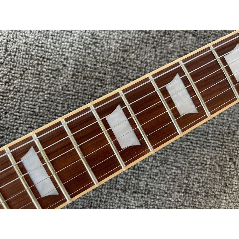 Electric Guitar Flame Maple Top One Piece Mahogany Body And Neck ...