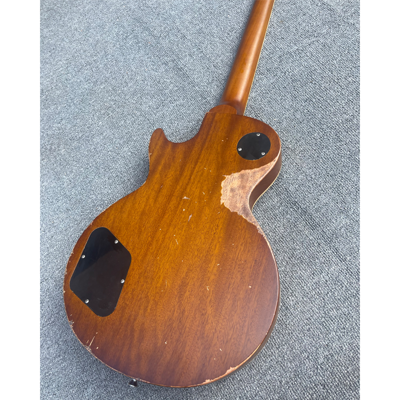 Stock!!Electric Guitar Plain Maple Board Top One Piece Mahogany Body ...