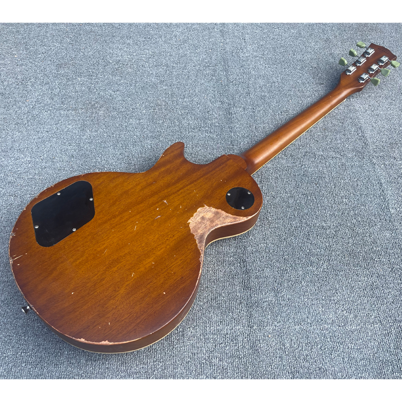 Stock!!Electric Guitar Plain Maple Board Top One Piece Mahogany Body ...