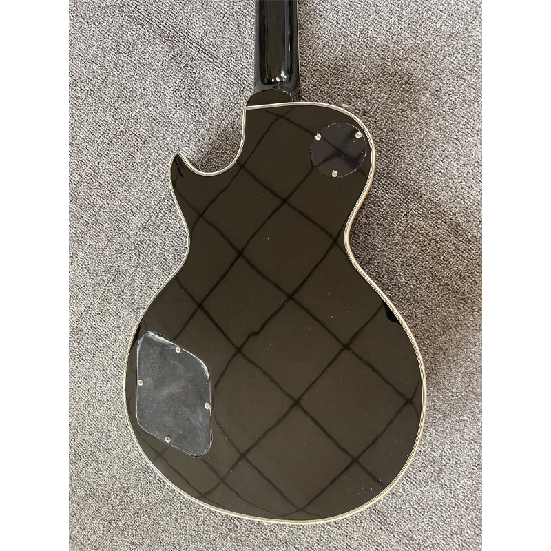 Electric Guitar Ebony Fingerboard Real Pearl Block Inlay Small Pin ...