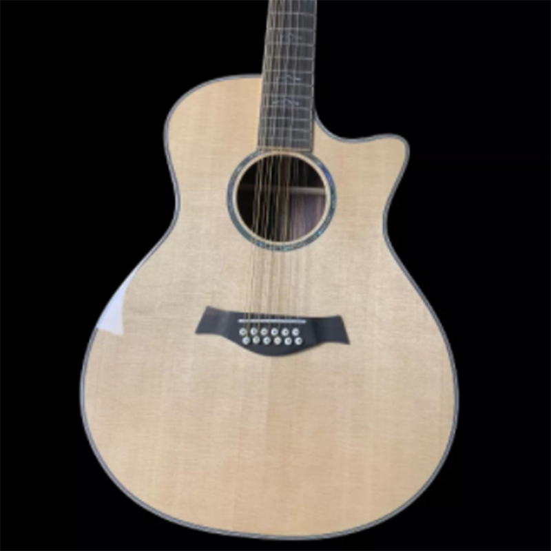 Lvybest New 814CE 12 Strings. Notched Spruce Face. Side Back Rosewood ...