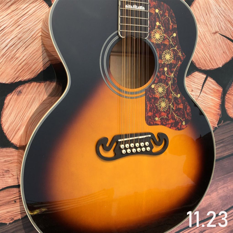 Spruce Face, Side Back Maple. SJ200VS 12 String 43 Inch Sun Color