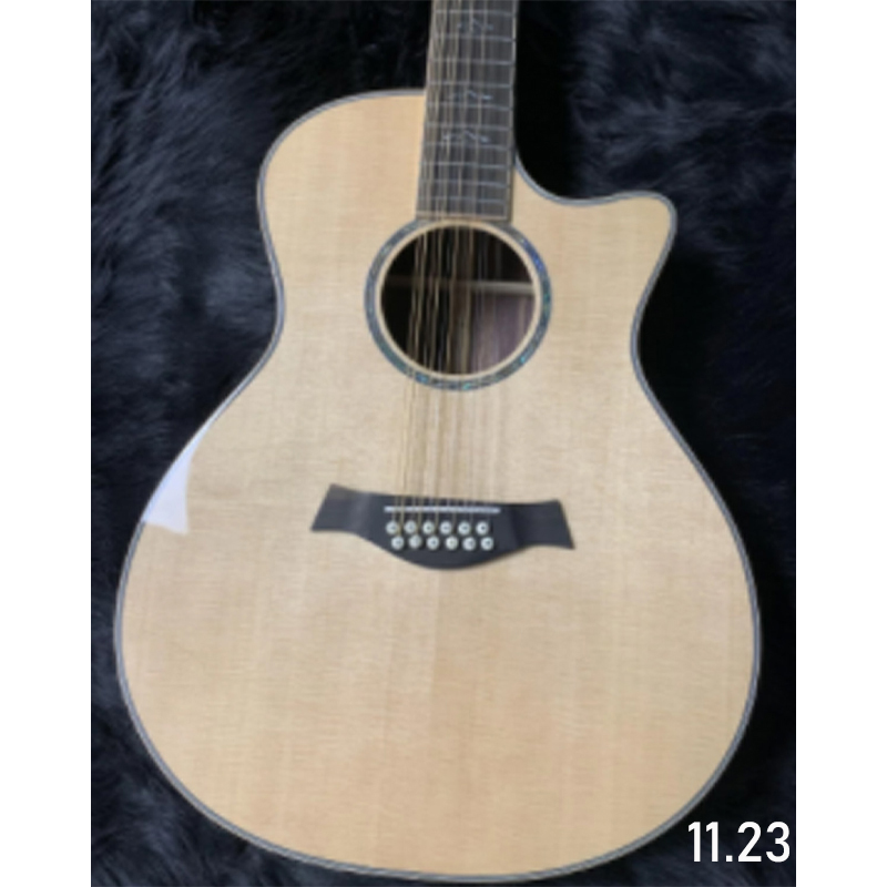Lvybest New 814CE 12 Strings. Notched Spruce Face. Side Back Rosewood ...