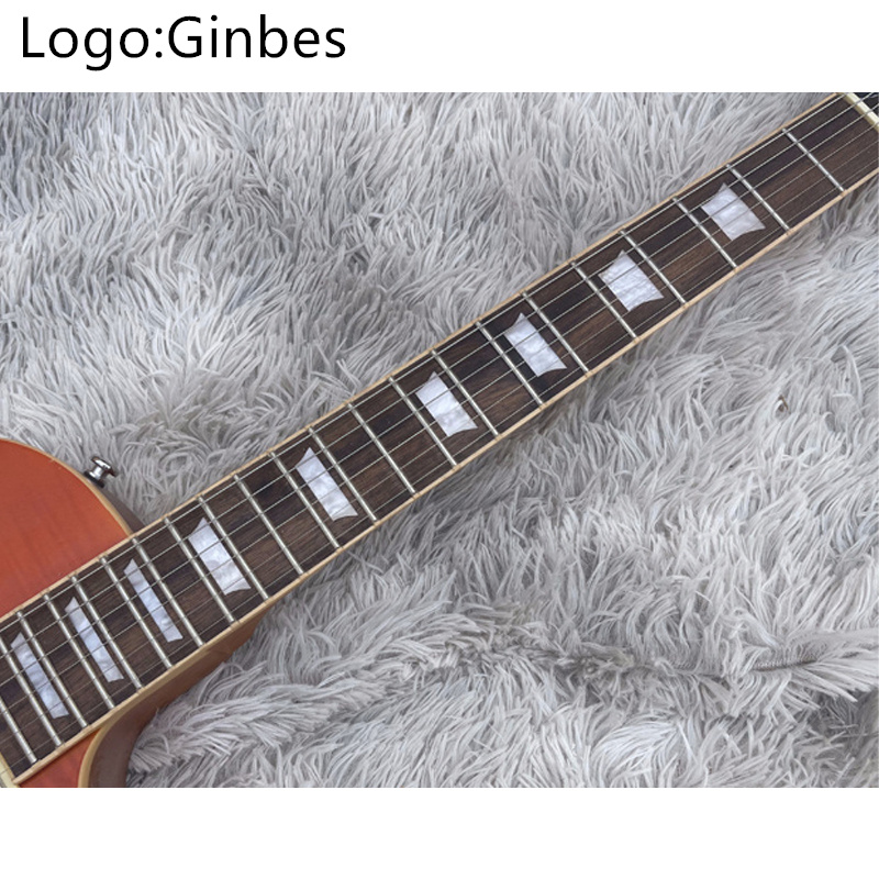 Stocking!lElectric guitar thin cherry burst flame top HH pickups no ...