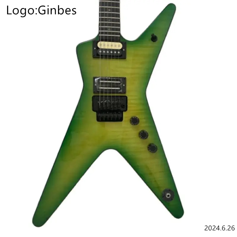 Custom DIME Washburn Dimebag Darrell Signature Model Electric Guitar Green