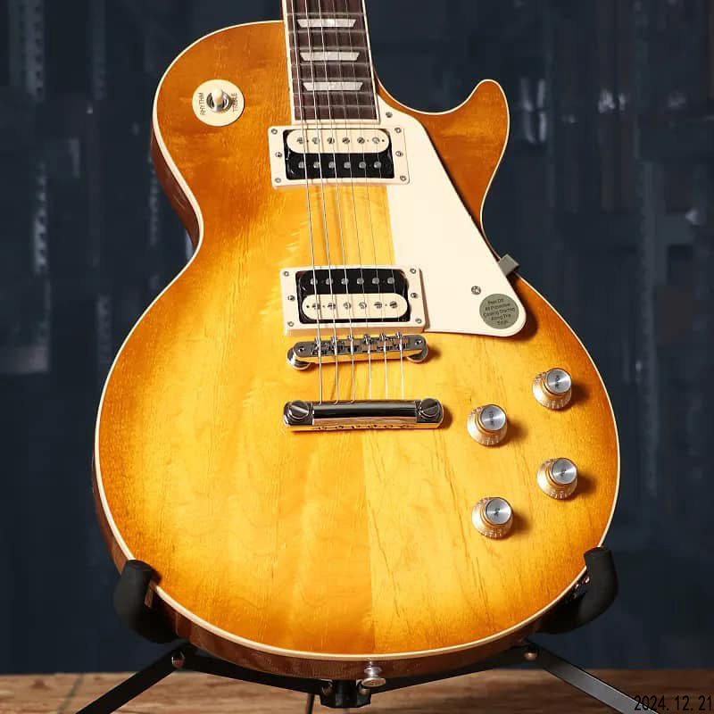 ELectric guitar lemon burst mahogany body and neck bone nut small pin ...