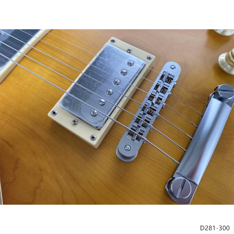 ELectric guitar one piece mahogany body and neck bone nut small pin ...