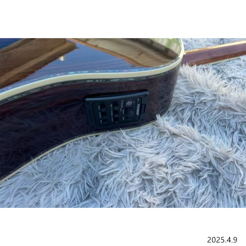 Acoustic guitar D45 natural high glossy with fishman EQ gold hardware