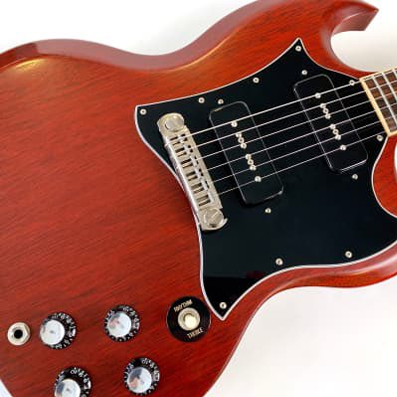 Electric guitar the Pete Townshend Woodstock SG Special large pickgaurd ...
