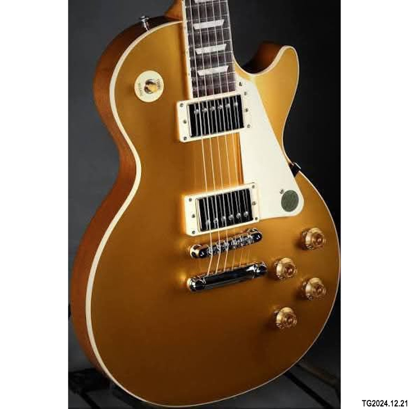 Electric guitar Gold top LP stainelss steel ball end frets bone nut ABR ...