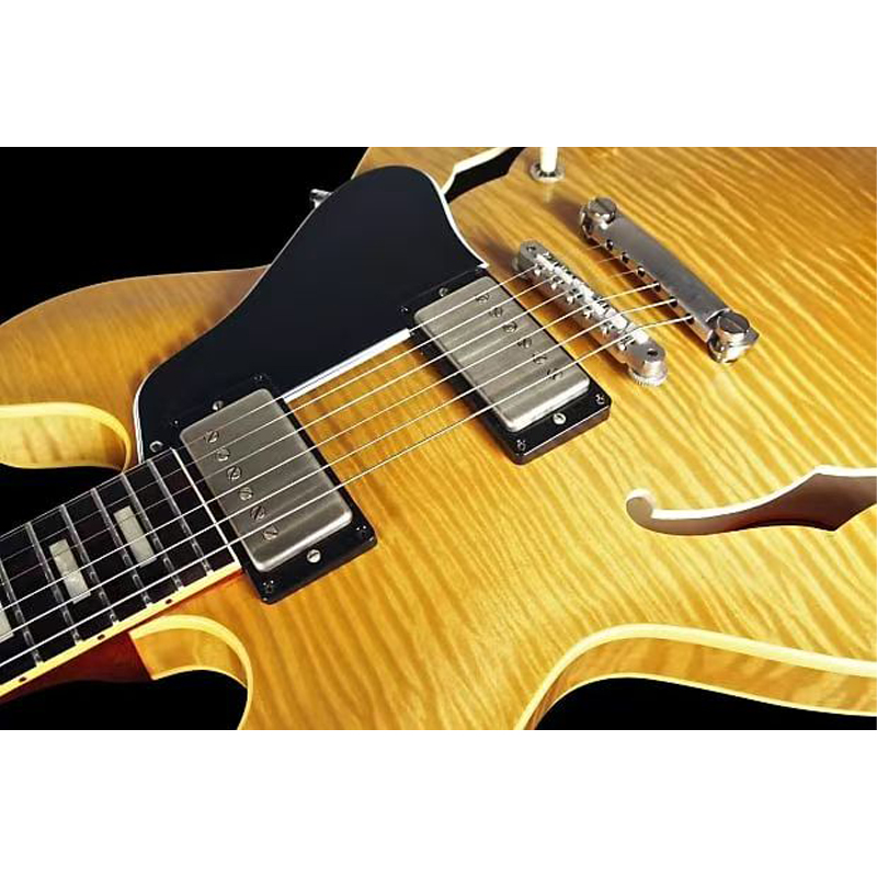 Electric guitar 335 Block '63 Memphis Flamed Natural Top