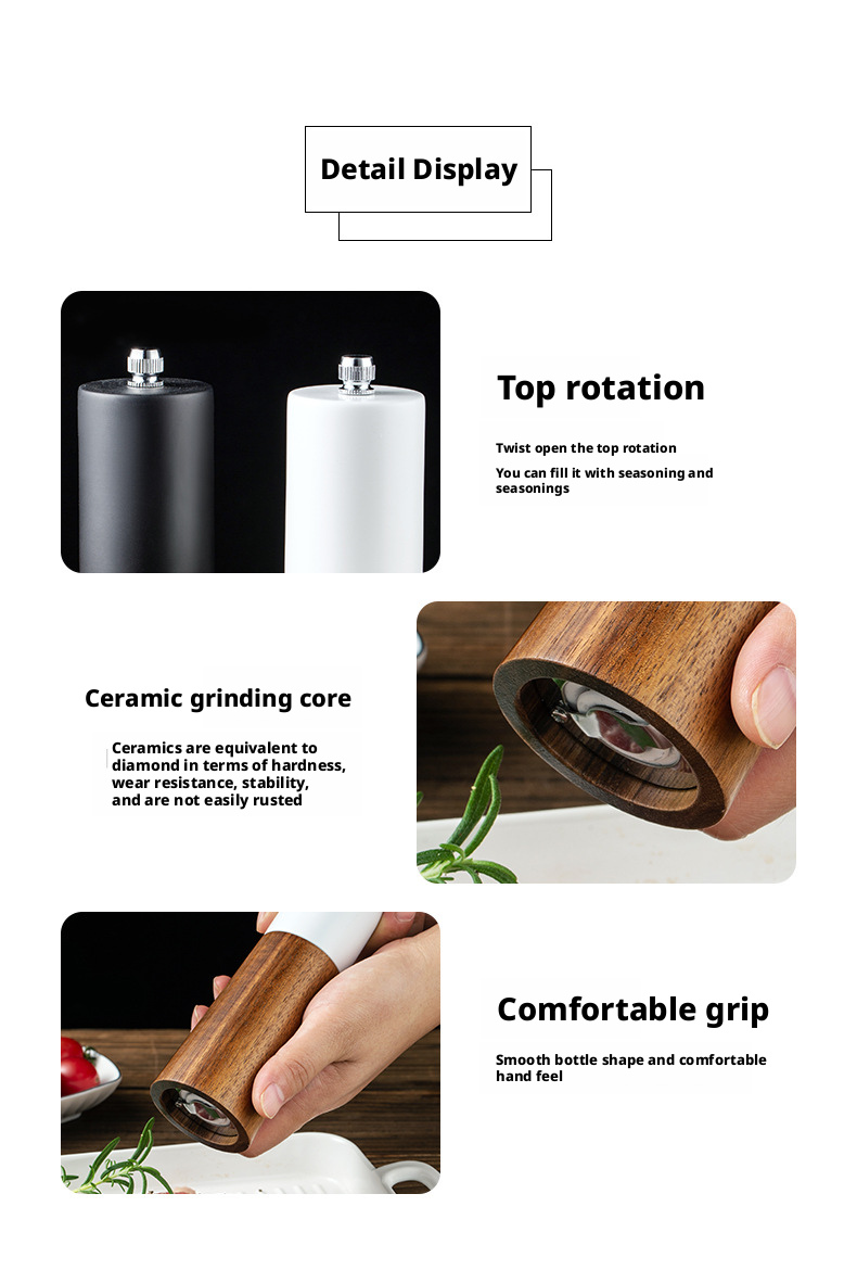 Cross-Border special for new manual pepper grinder coarse grinding fine ...