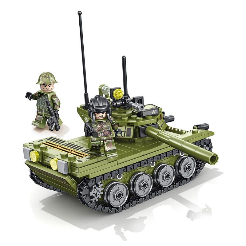 Military Tank Building Blocks Kids Toys