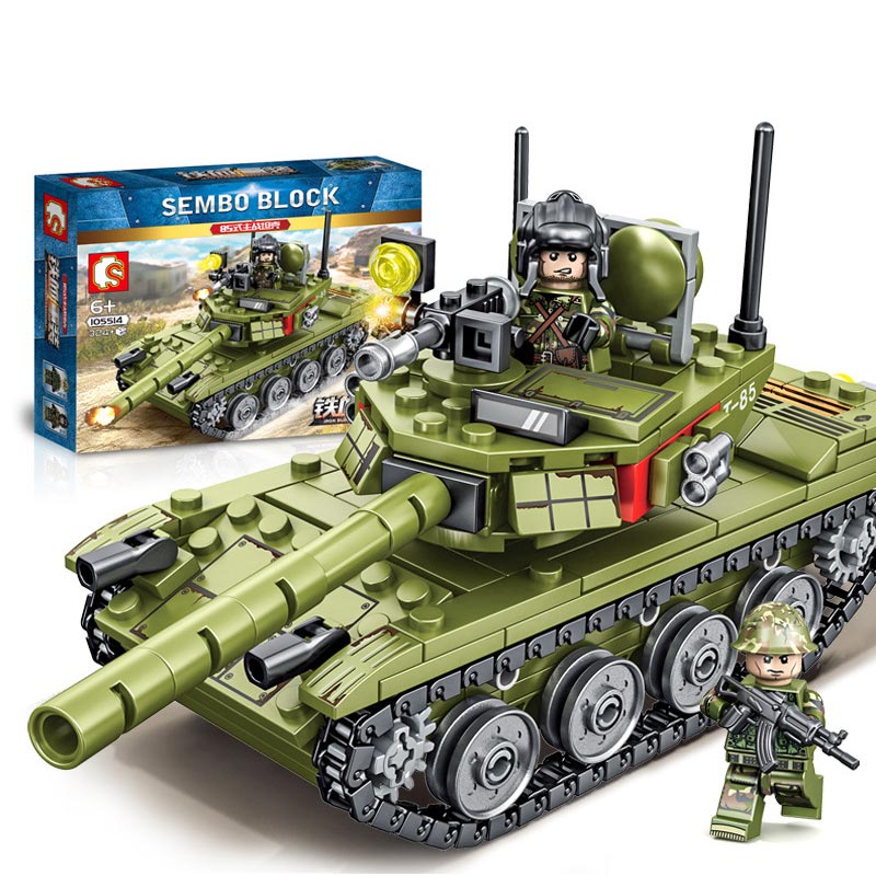 Military Tank Building Blocks Kids Toys