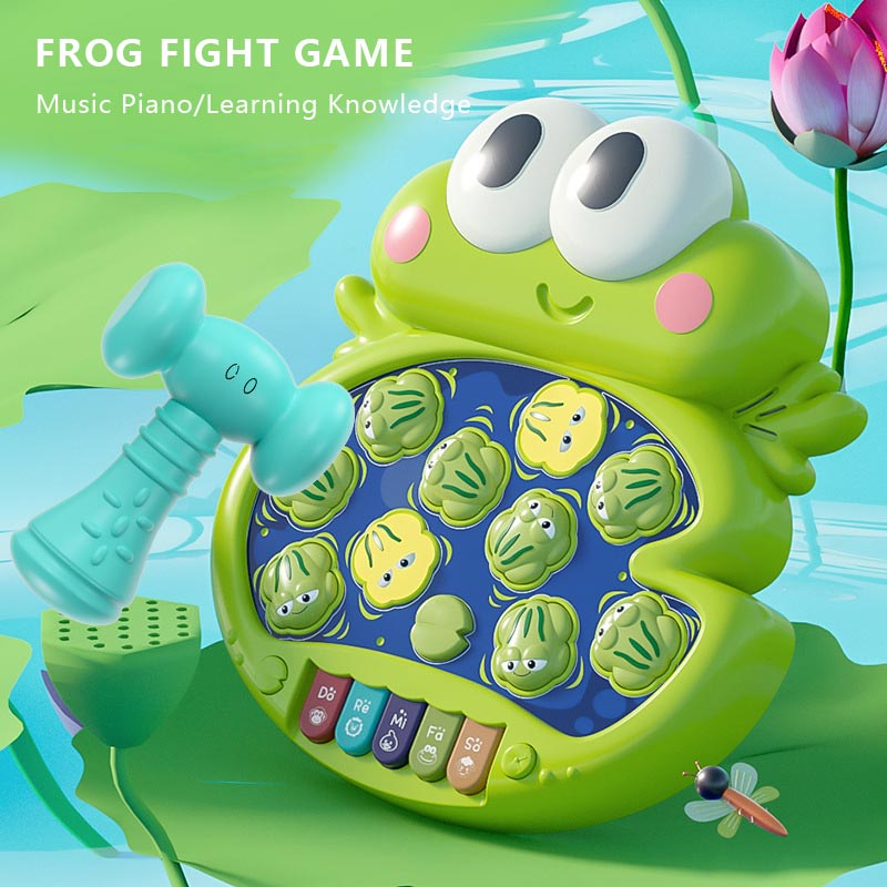 Frog Game with 2 Hammers, Hammering & Pounding Toys Toddler Early ...