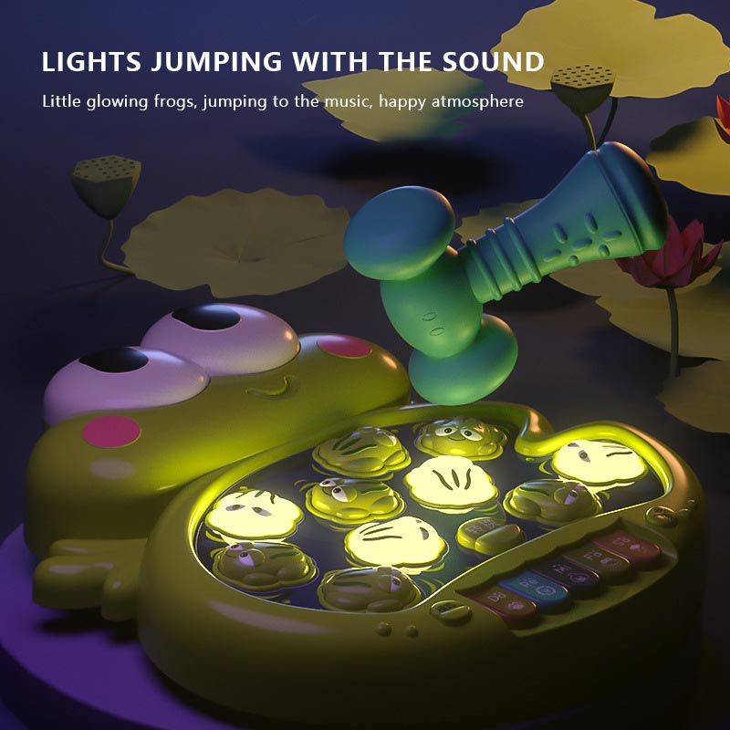 Whack A Frog Game Early Childhood Puzzle Learning Toys