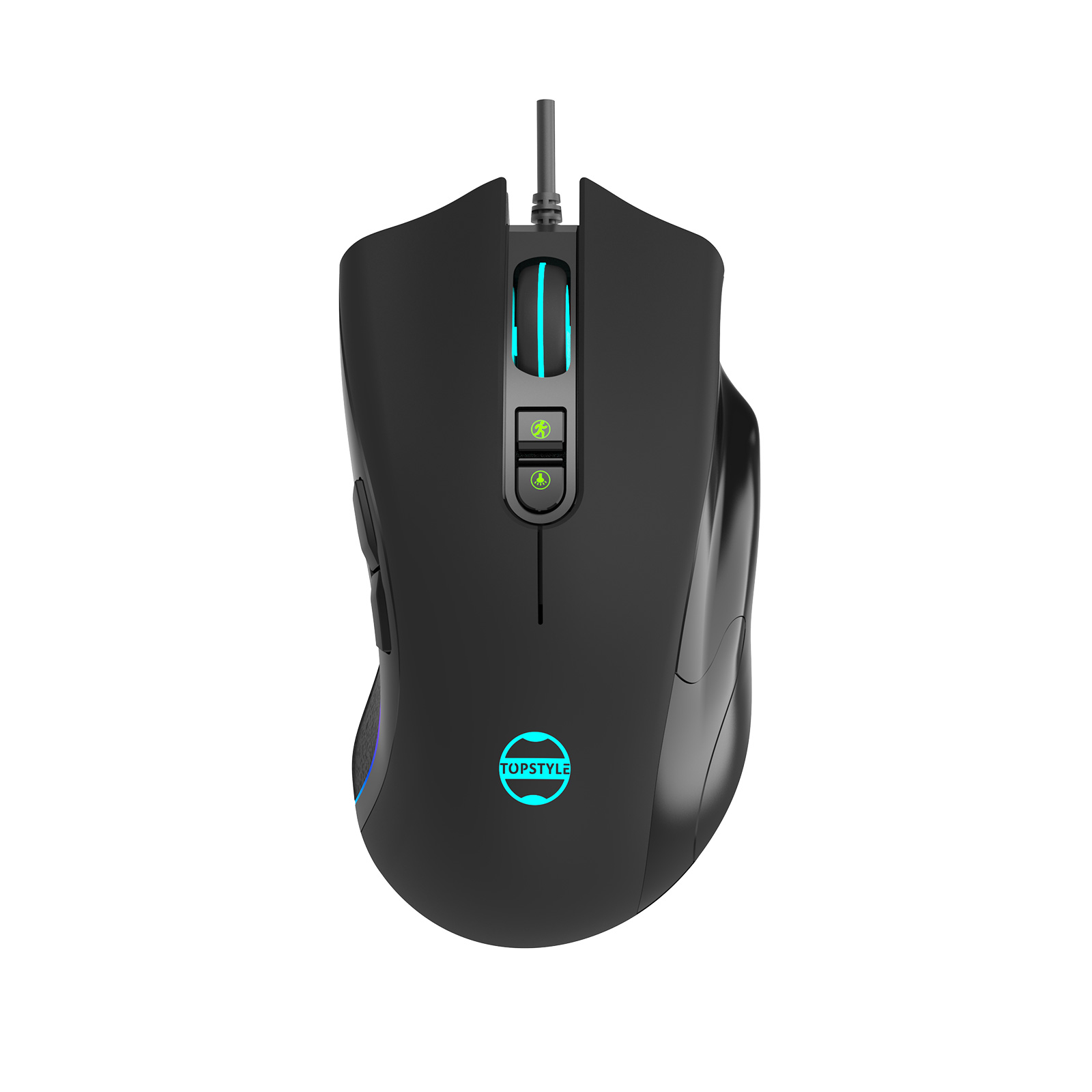Pro Gaming Mouse 16.8M RGB 7 Buttons 6 DPI Software Customization & 5M ...