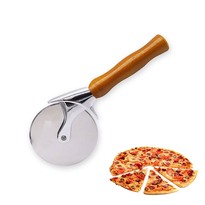 Stainless steel deluxe pizza cutter kits