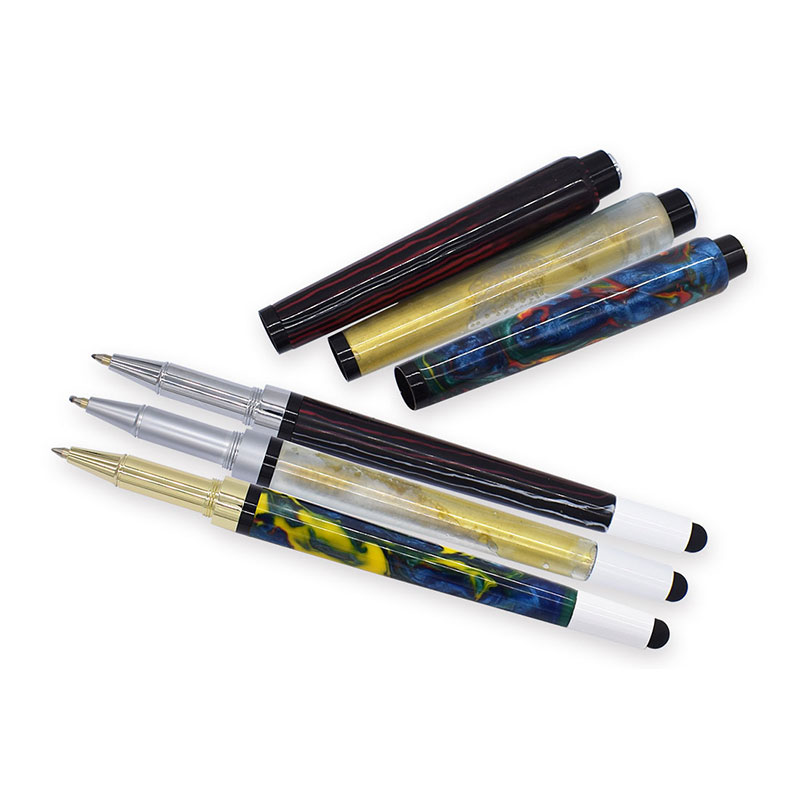 Billiard cue rollerball pen kits