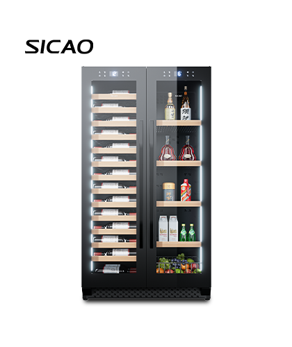 Wine&beverage Cooler High-end wall-mounted living room built-in home ...