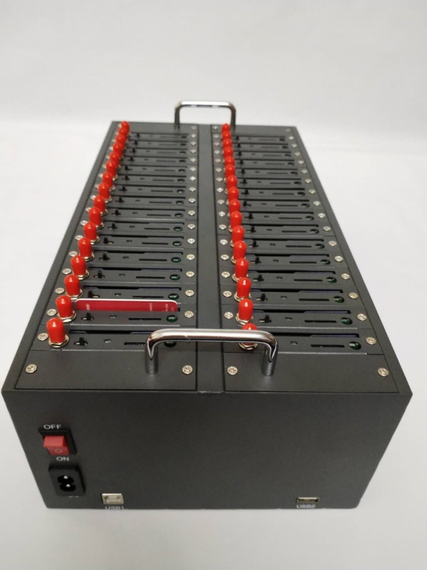 XJX factory 32 ports modem pool 4G LTE EC25-AF voice record bulk sms ...