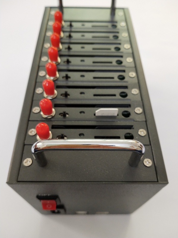 XJX 4G 8 ports sms modem pool SIM7600G support global 4g 3g 2g bands