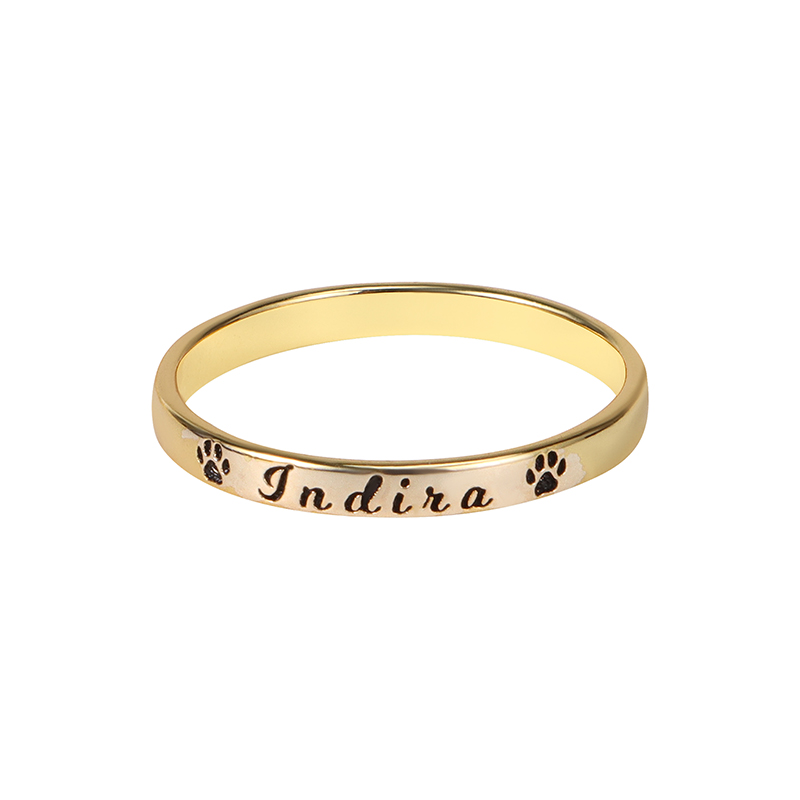 Customized Stackable Pet Band Ring