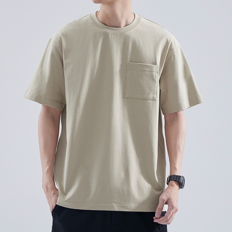 short sleeve tee with pocket for men