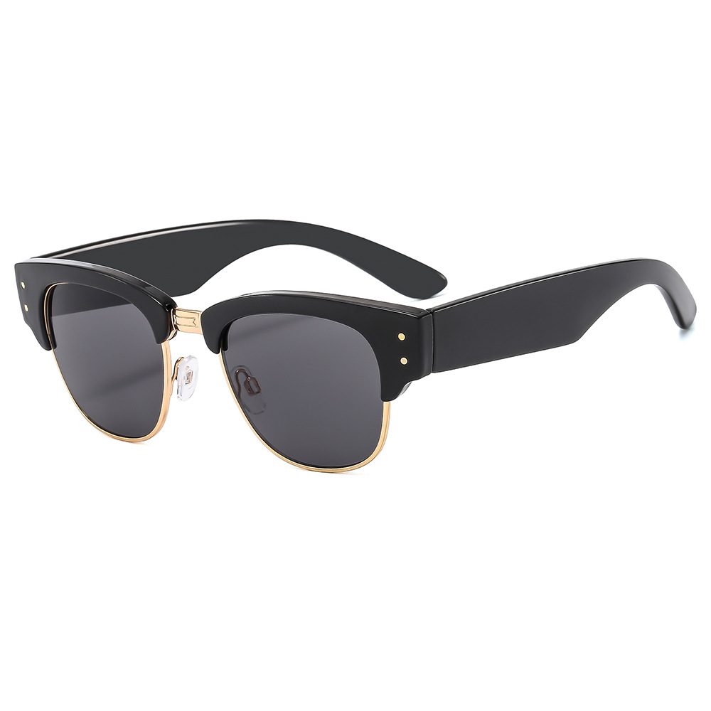 Half frame sun protection sunglasses