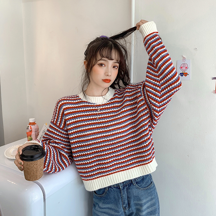 Autumn and winter fried street sweater women's new set loose outside ...