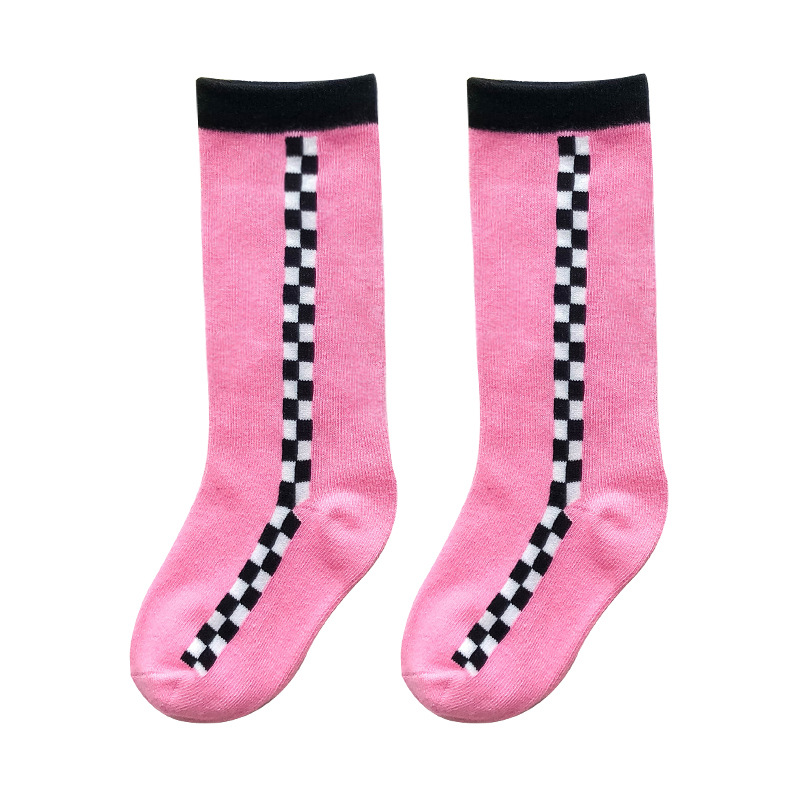Children's socks tide children's socks personalized checkerboard ...