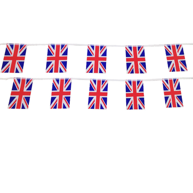 British flag string festive decoration atmosphere 14*21cm British flag ...