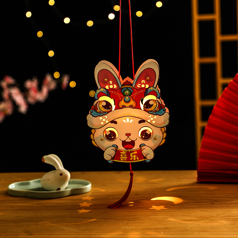 Hand-held paper lantern for Mid-Autumn Festival Children diy handmade ...