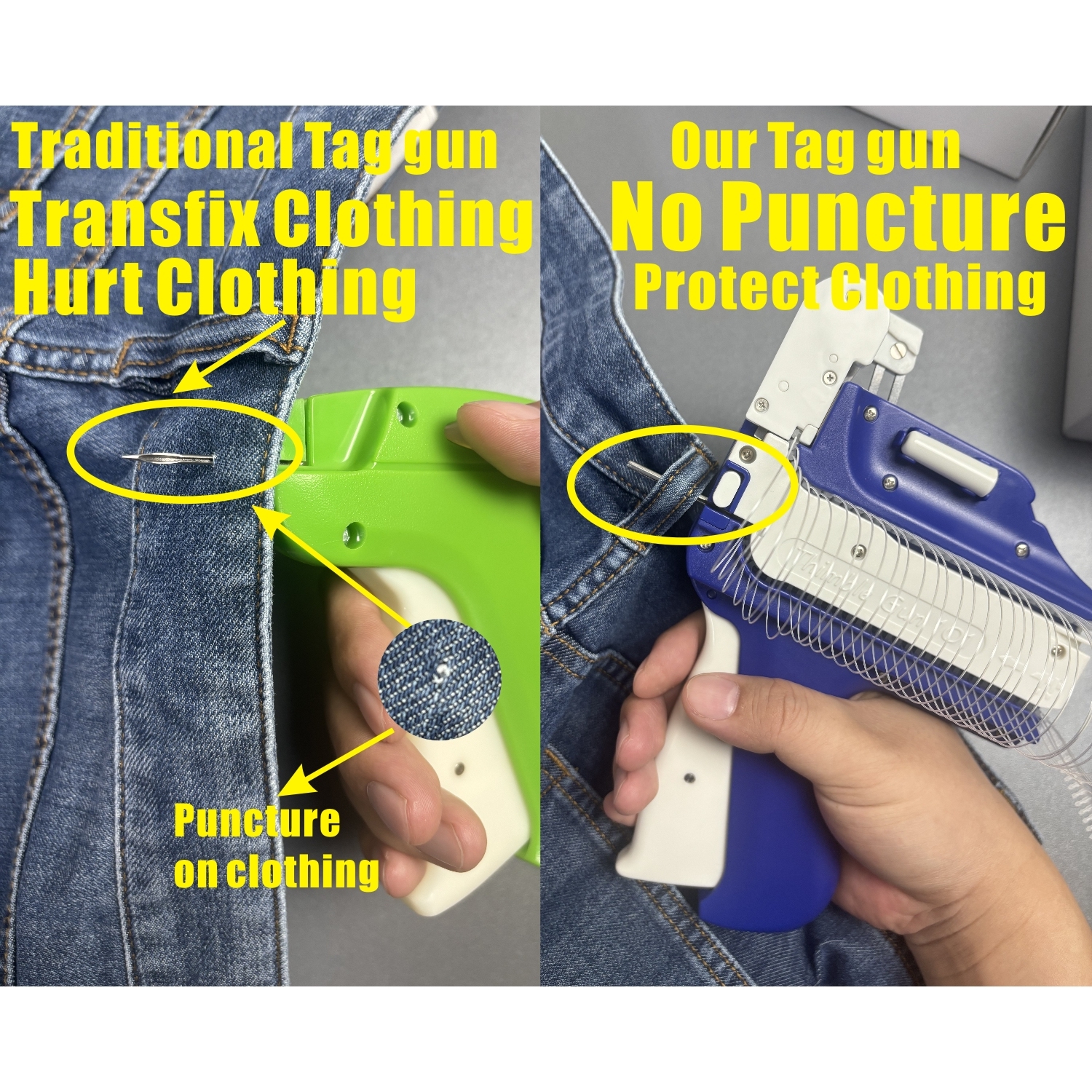 Loop tagging for labelling,Loop tag gun,Labelling gun,no puncture,no ...