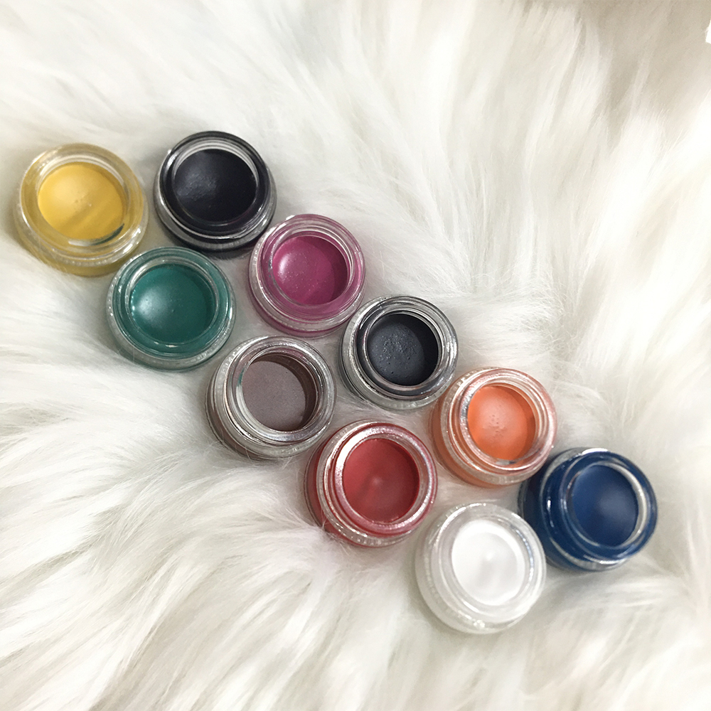 10-Color Colored Eyebrow Pomade