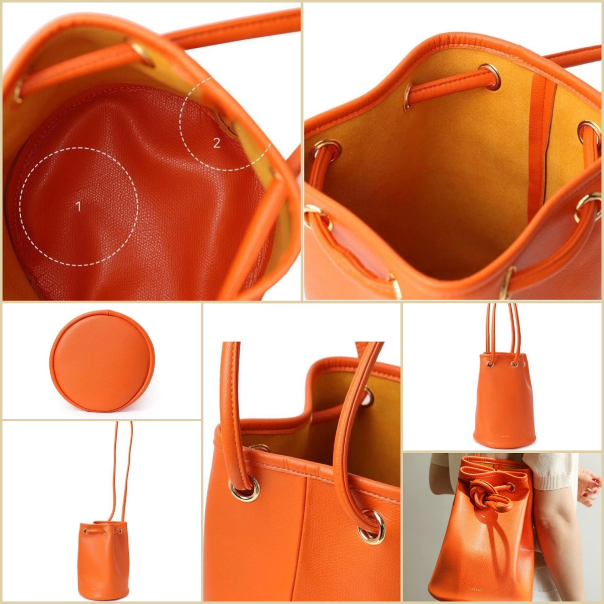 RAVIOLI BAG_ HENRI ORANGE