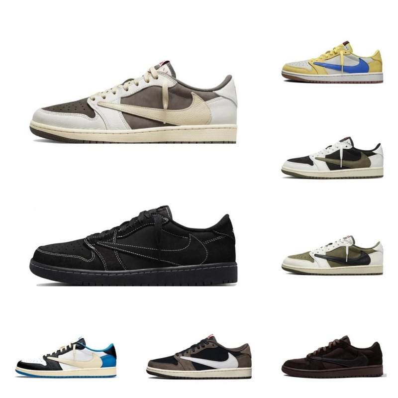 LJR Ver. Travis Scott xFragment Desian xJordan AirJordan1 Low OG SP ...